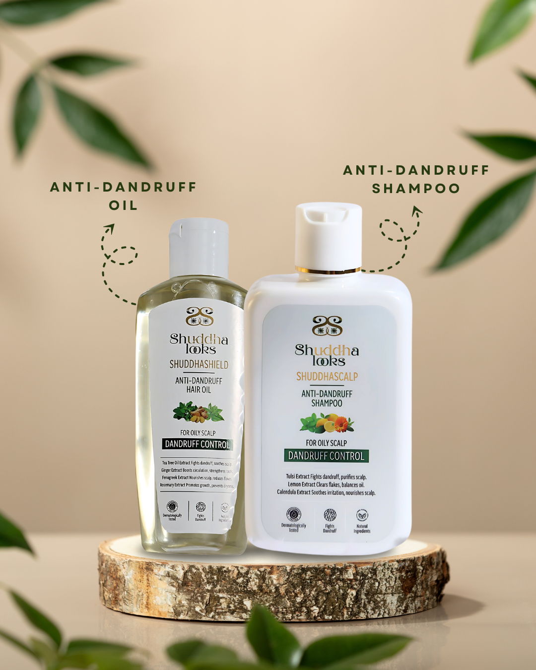 Shuddha Scalp & Shield Anti-Dandruff Combo – Shuddhalooks